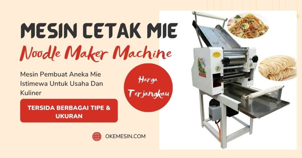 Mesin Pencetak Mie atau Mesin Pembuat Mie Disebut juga Noodle Maker ...